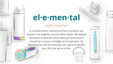About Elemental: Stylish. Functional. Sustainable Drinkware – Elemental ...