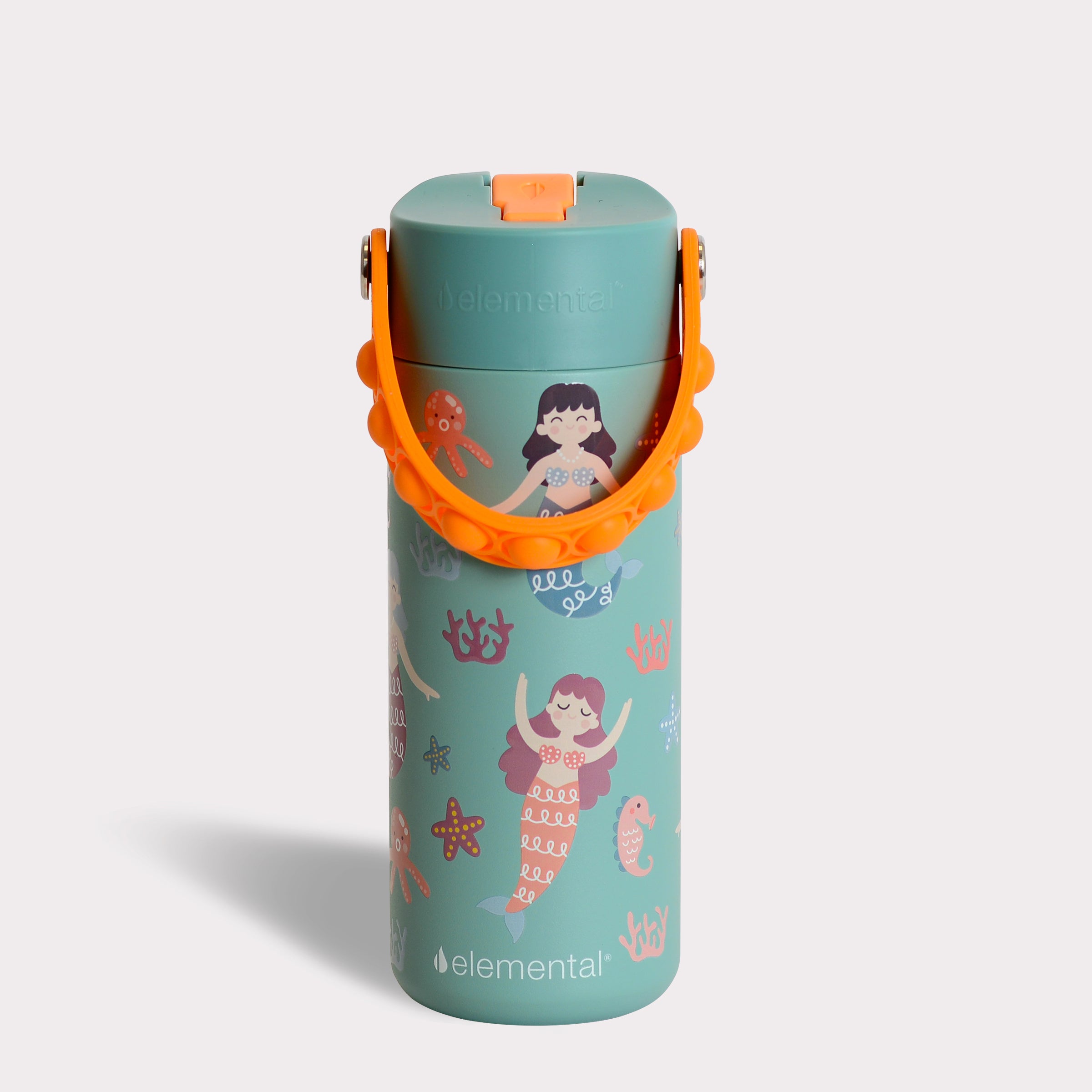 Elemental Core 18 oz Kids Water Bottle – Insulated Bottle with Pop ...