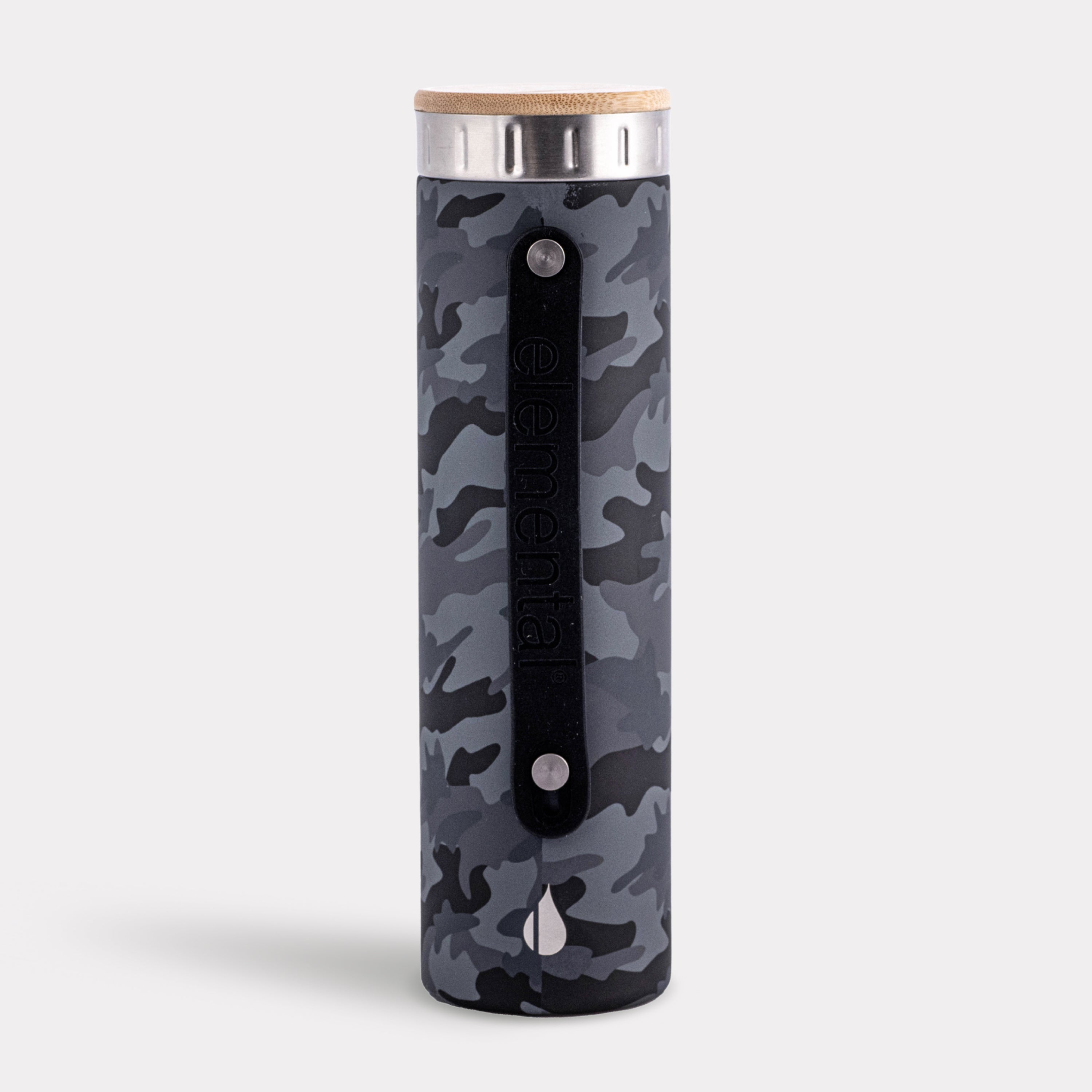 Elemental Iconic Water Bottle – Insulated Bottle with Infuser, Silicone ...