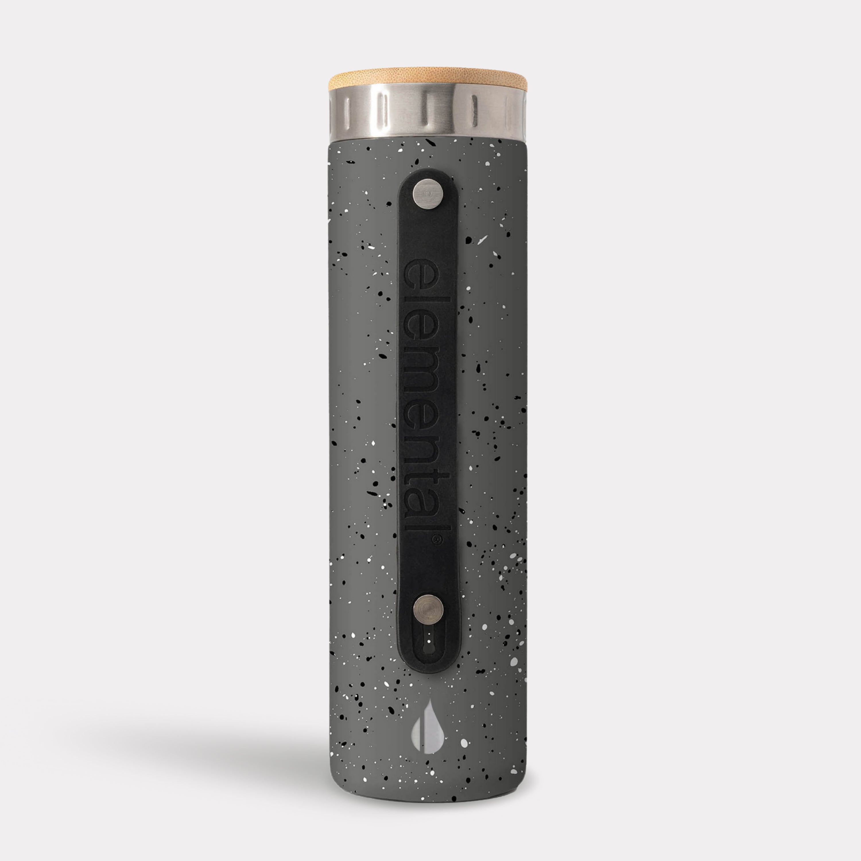 Elemental Iconic Water Bottle – Insulated Bottle with Infuser, Silicone ...