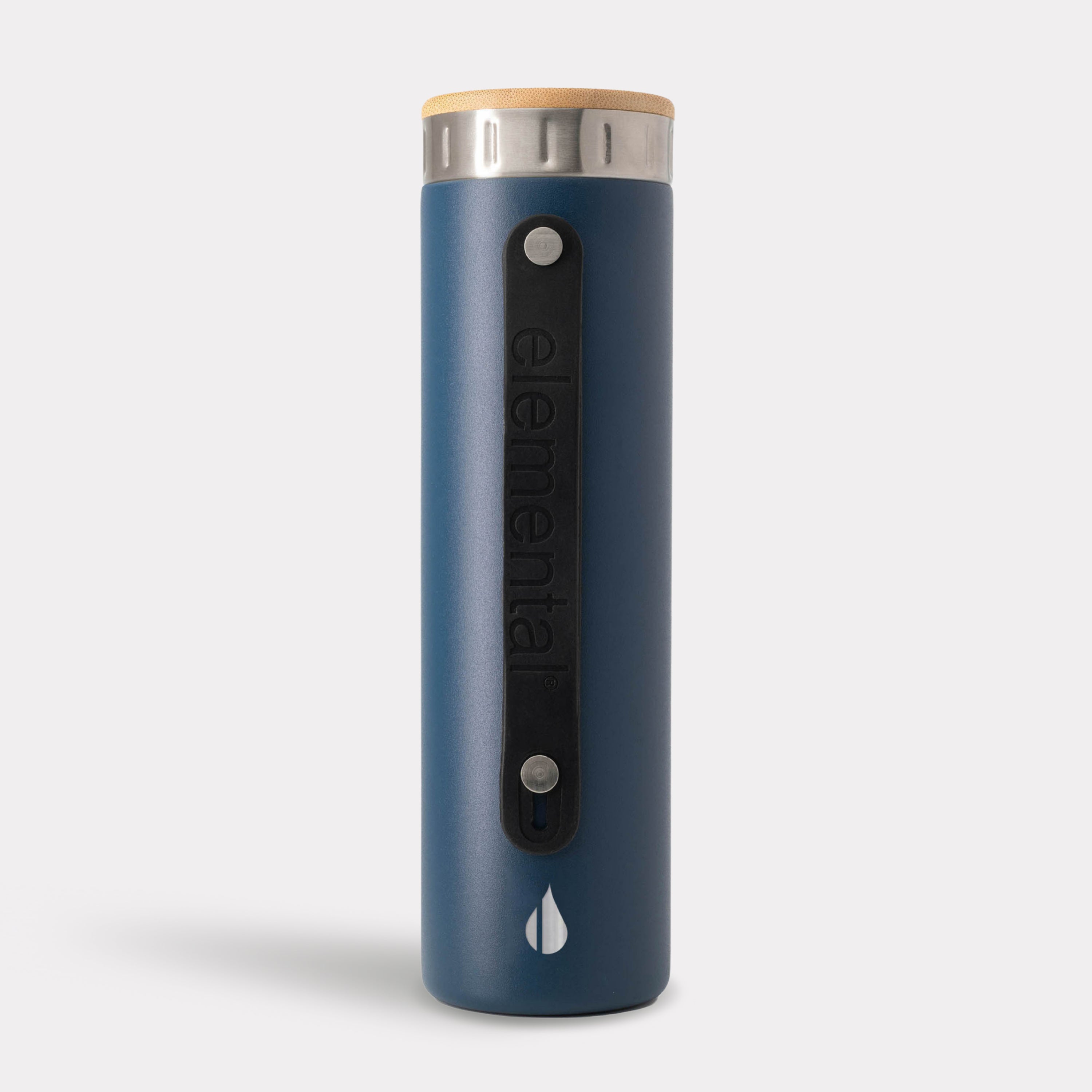 Elemental Iconic Water Bottle – Insulated Bottle with Infuser, Silicone ...