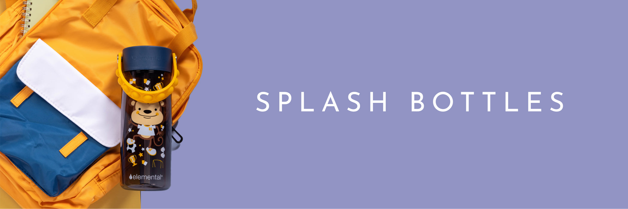 Splash Pop 18oz Tritan Plastic Water Bottle for Kids- Leak proof ...