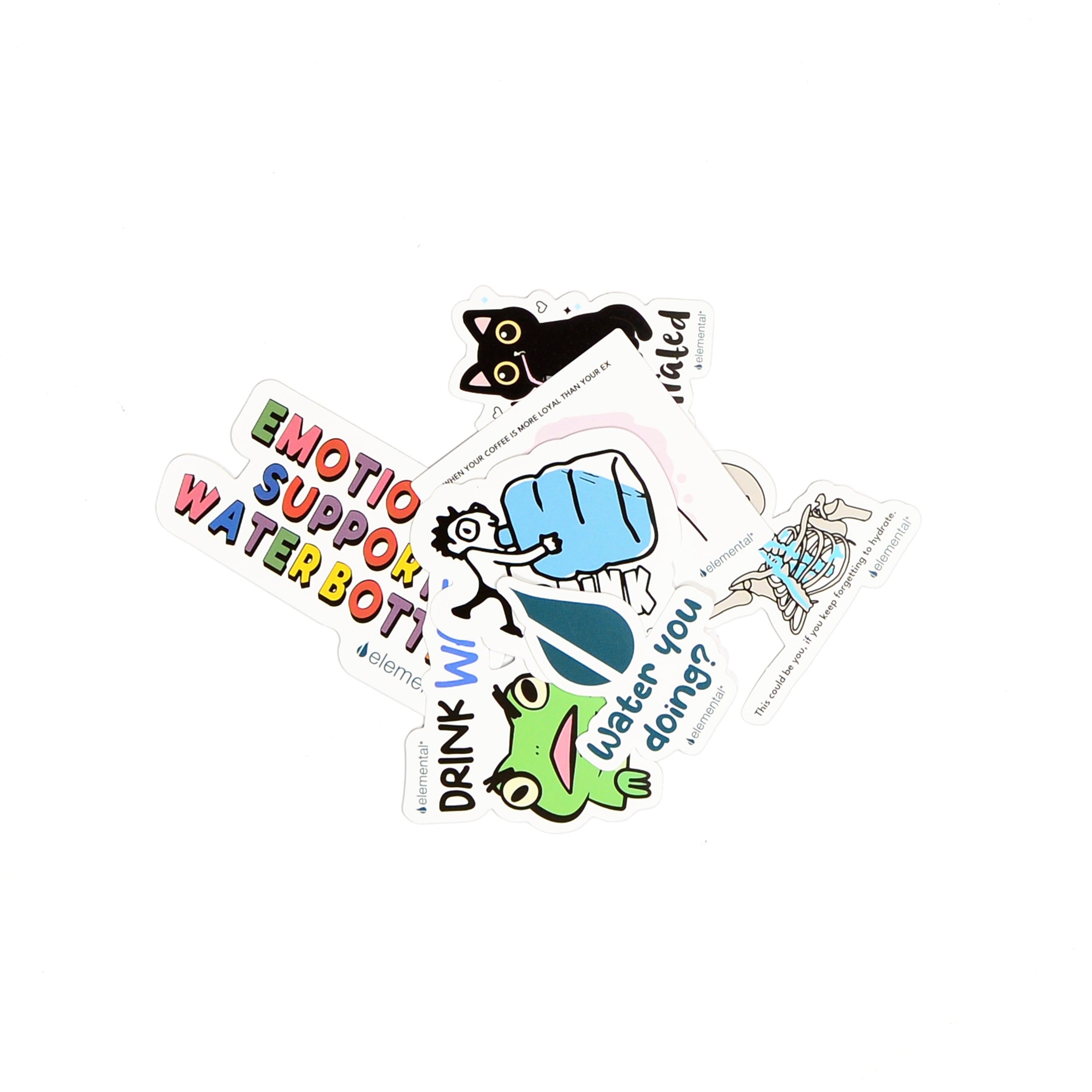 Sticker Pack – Elemental Bottles