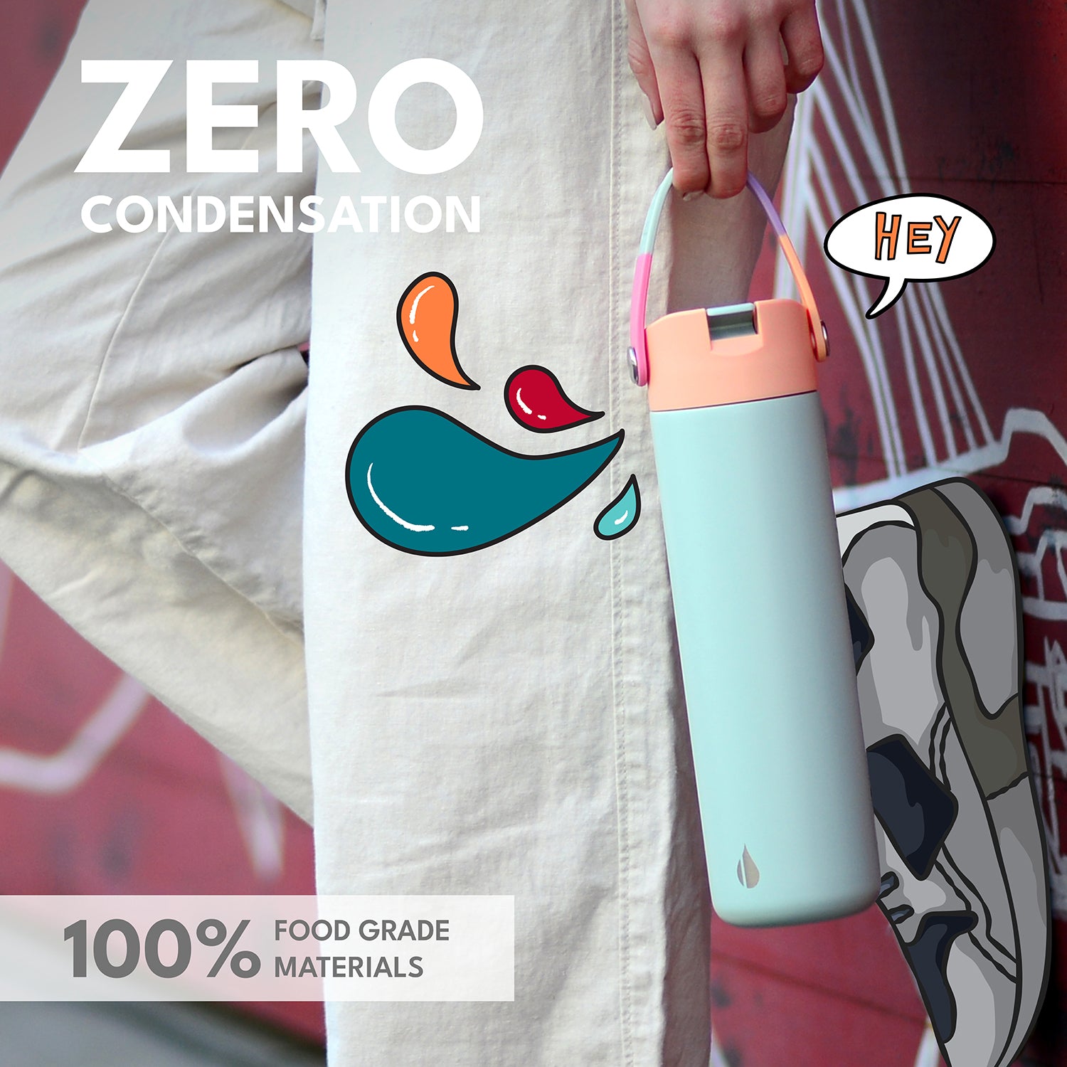 Elemental Core Bottle – 24-Hour Cold Insulated Water Bottle with ...