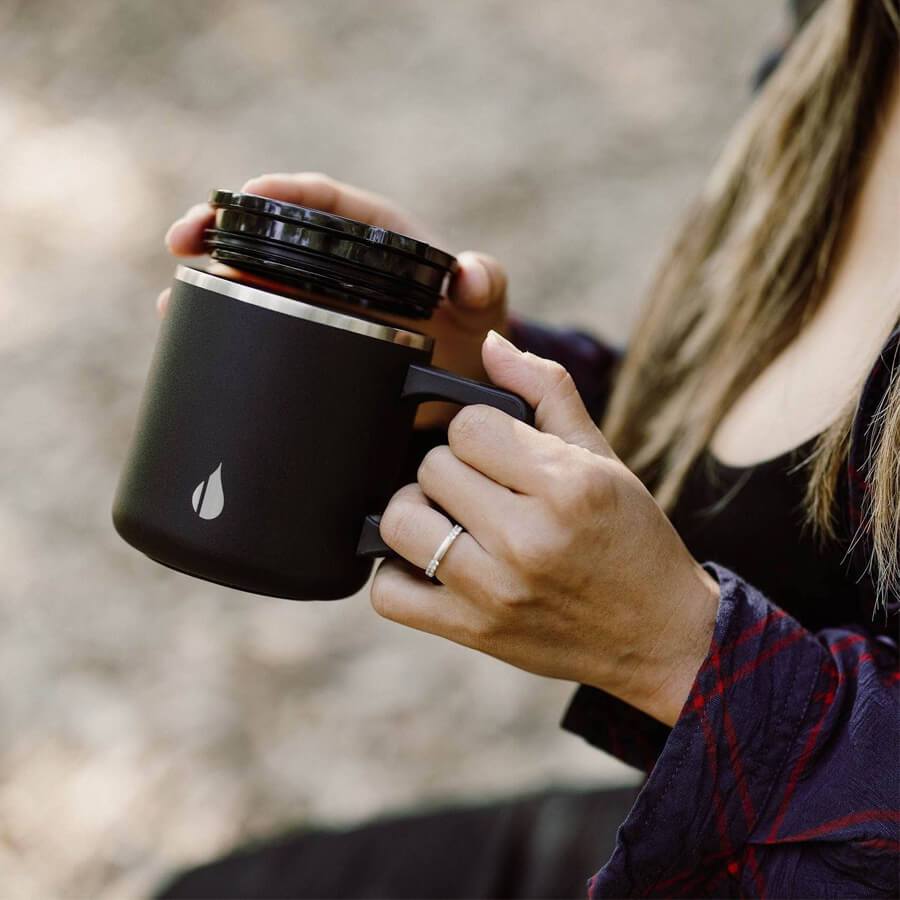 Elemental Insulated Summit Mug – Triple-Wall Outdoor Travel Mug for Hot ...