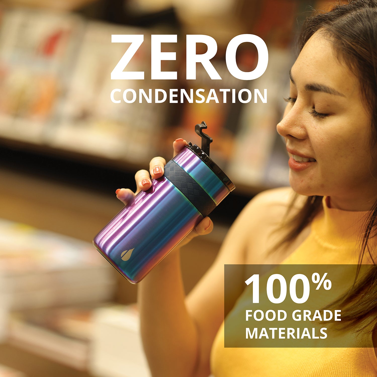 Elemental Commuter Coffee Tumbler – 100% Leak-Proof Insulated Travel ...