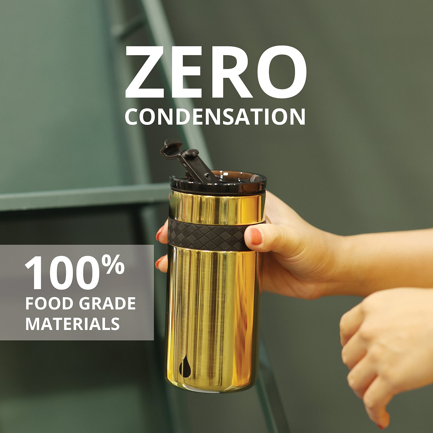 Elemental Commuter Coffee Tumbler – 100% Leak-Proof Insulated Travel ...
