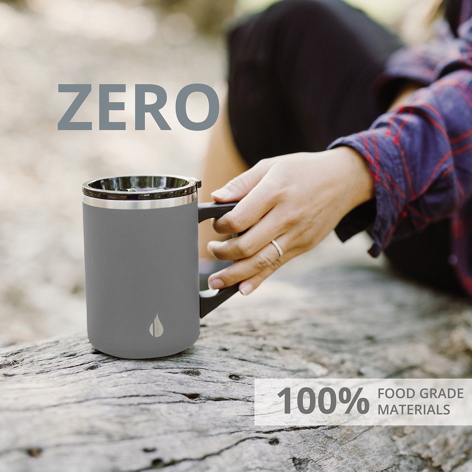 Elemental Insulated Summit Mug – Triple-Wall Outdoor Travel Mug for Hot ...